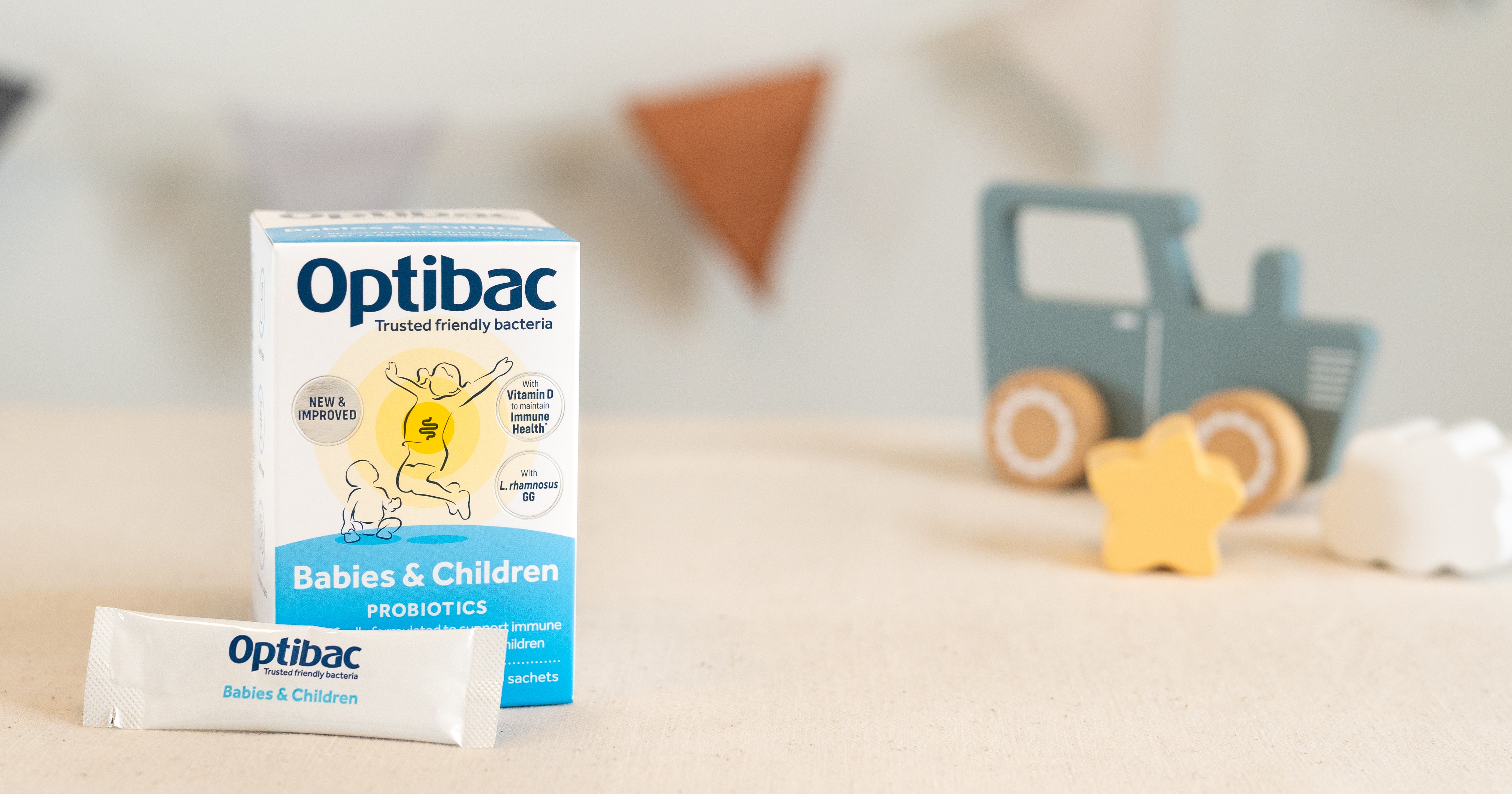 Optibac Probiotics | Babies & Children Supplement | 30 Sachets